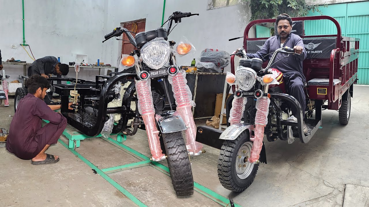 Amazing Manufacturing Process of Most Powerful Loader Rickshaw Factory ...