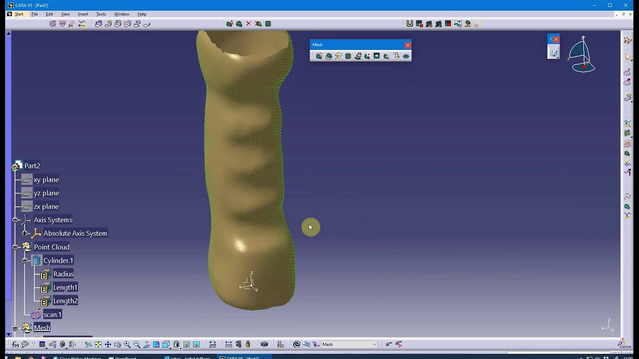 3D Digitizing: Mesh Creation - YouTube