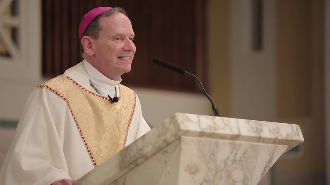 Bishop Burbidge's Homily for the Mass of the Lord's Supper 2019 - YouTube