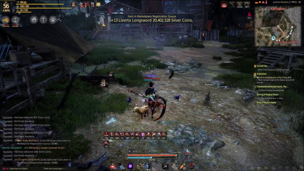 Black Desert Solo Pirate Farming with Scythe - YouTube