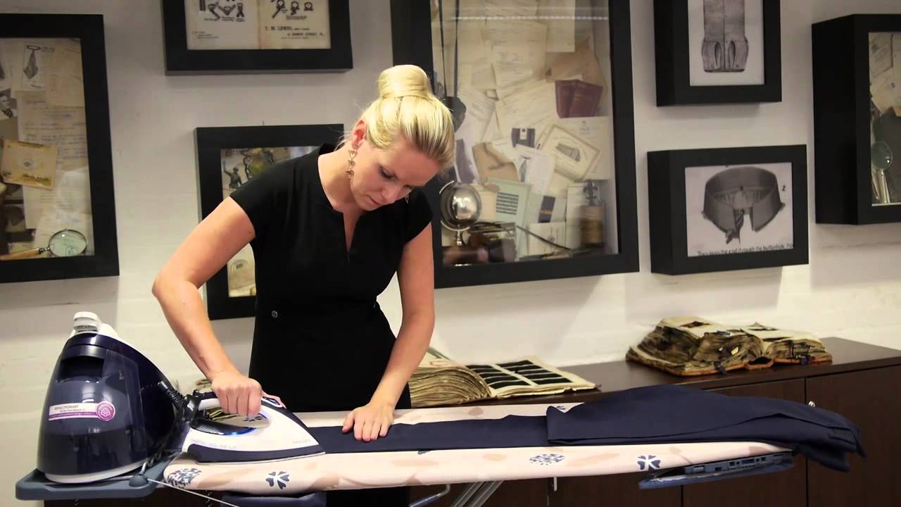 T M Lewin Ironing Master Class HD - YouTube