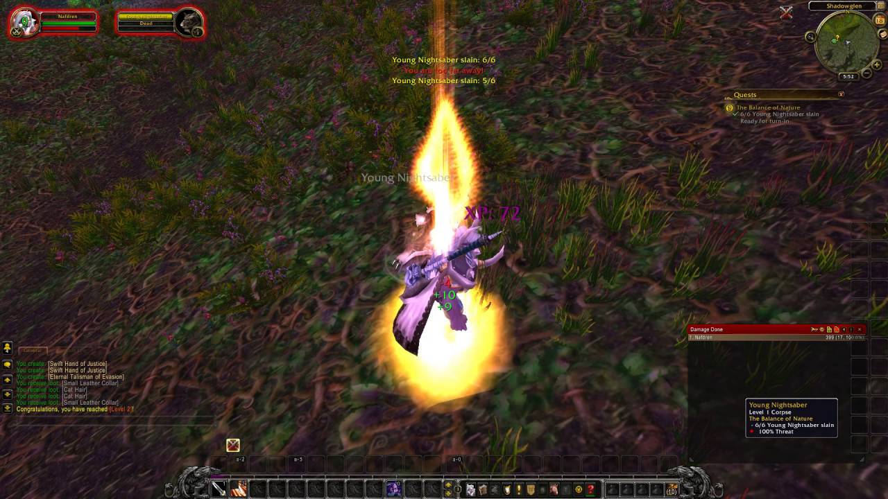 WoW Night Elf Alliance Warrior Part 2 - YouTube
