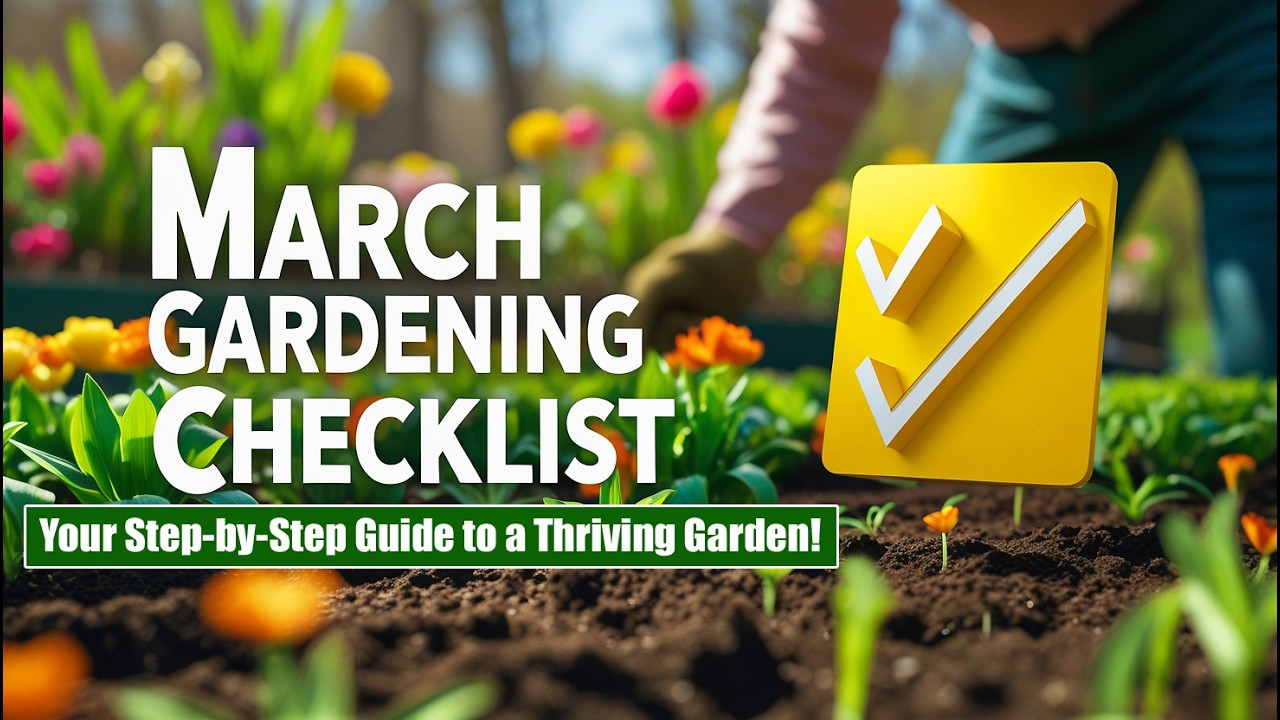 March Gardening Made Easy: A Beginner's Step-by-Step Checklist! - YouTube