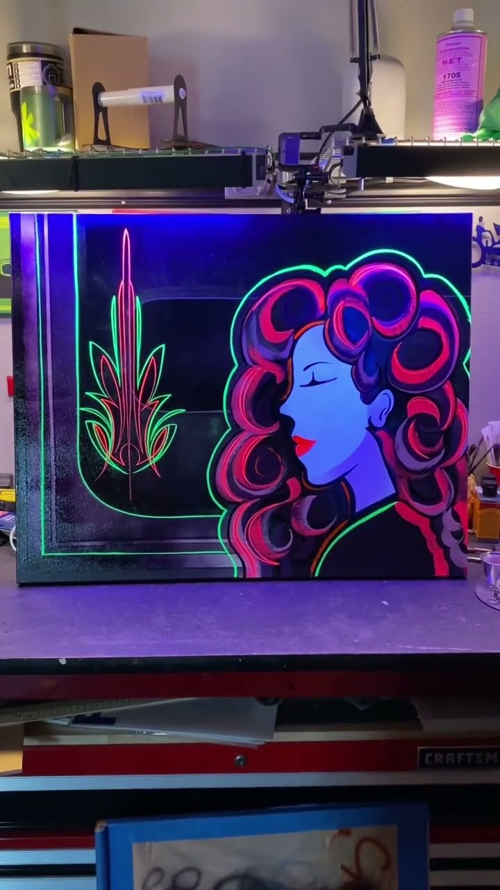 It glows under a black light for your pleasure. - YouTube