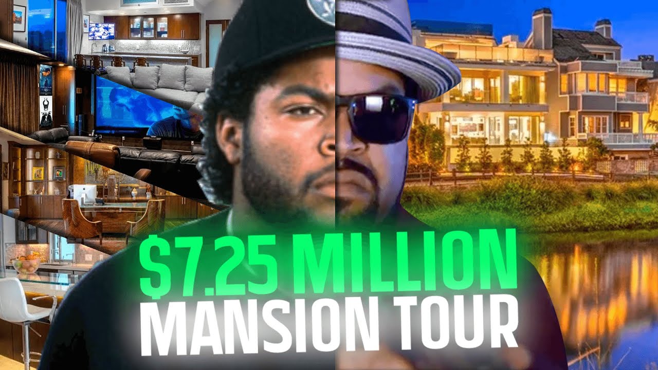 LA Celebrity House Tour - Ice Cube's Mansion ($7.25 Million House Tour ...