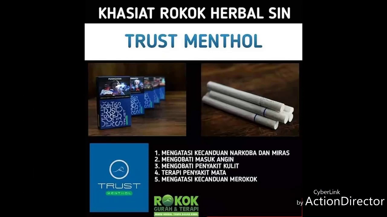 manfaat dari rokok herbal sin - YouTube