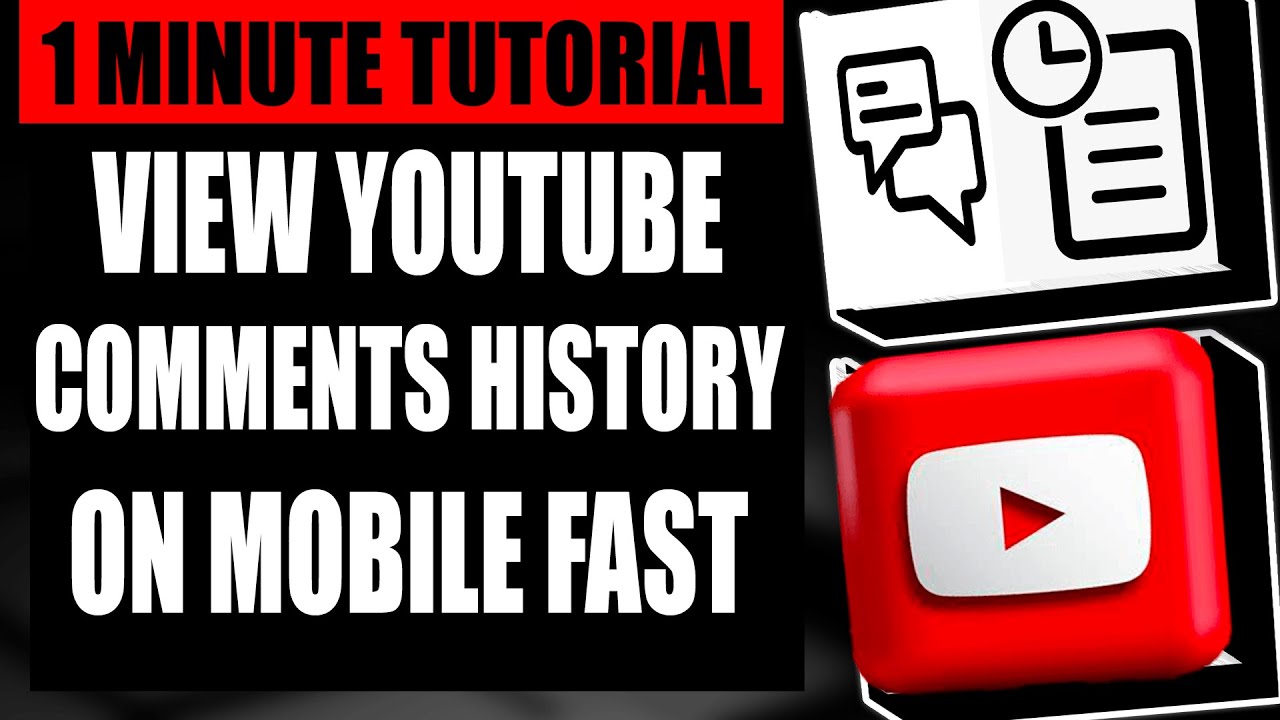 How To See YouTube Comments History - YouTube
