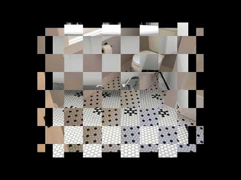 1 Hexagon Pattern Florette White Matte Finish Porcelain Mosaic Tile ...