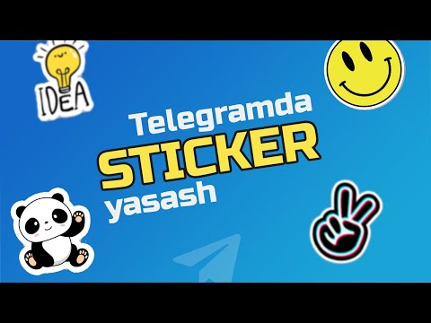 Telegramda stiker yasash • Telegram sirlari