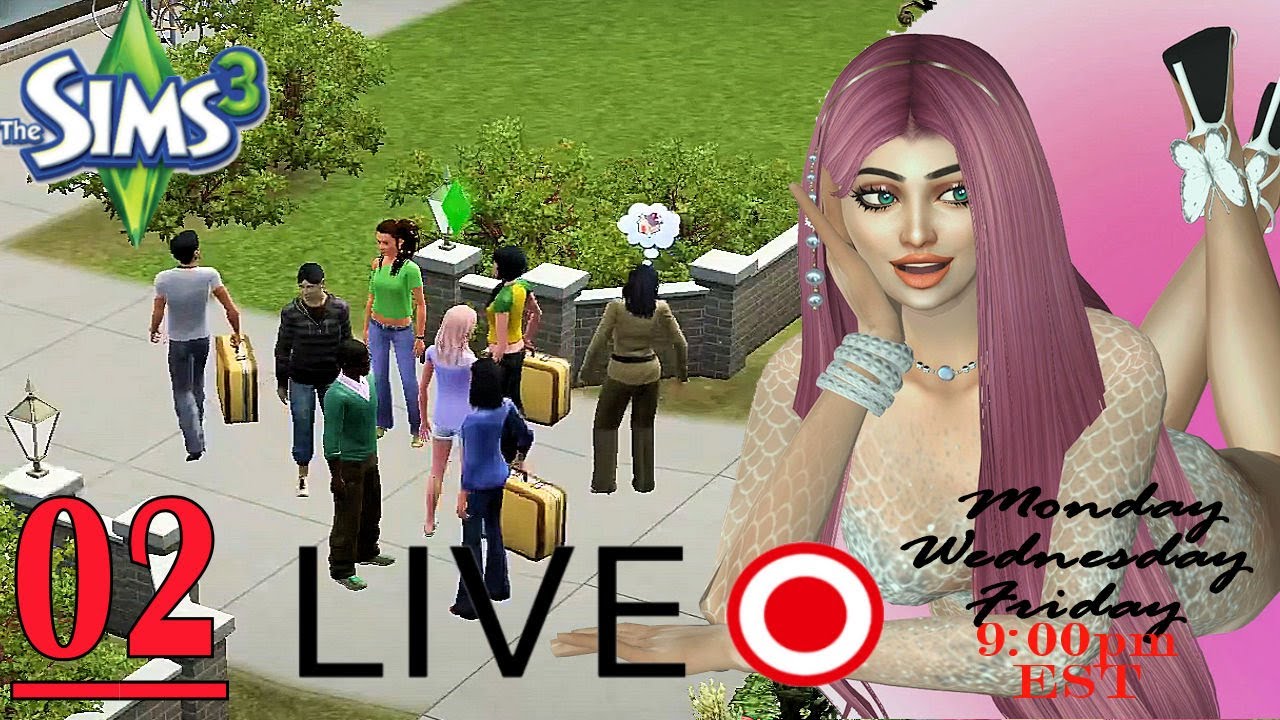 Moodlet #LetsPlayTogether pt.02 || The Sims 3 Livestream Gameplay ...