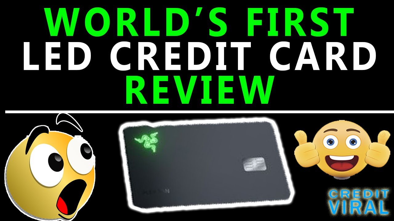 World's First LED Credit Card! Razer Credit Card Review! - YouTube