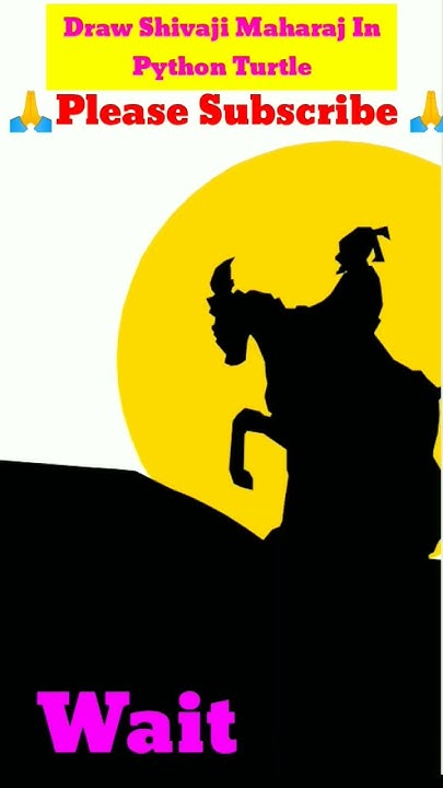 Draw Shivaji Maharaj In Python Turtlepython Code To Draw Shivaji Maharajshorts Python