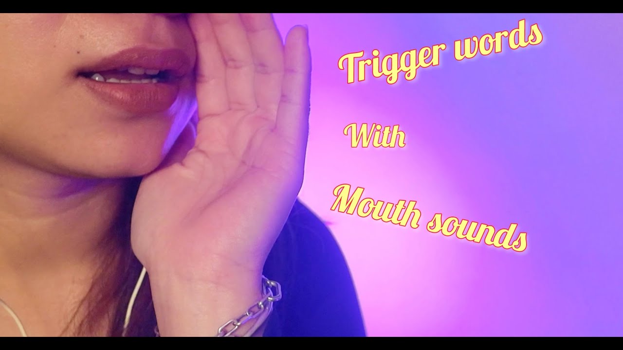 ASMR|trigger words and mouth sounds help for better sleep |Echo| - YouTube