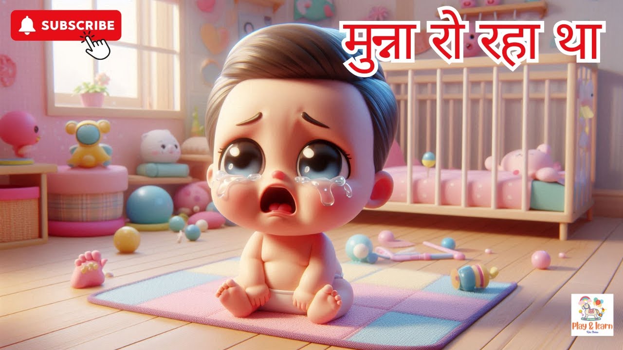 मुन्ना रो रहा था 😢 | Funny Baby Animation | Munna Crying Story | Play ...