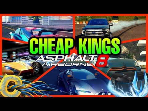 BEST ASPHALT 8 MULTIPLAYER CHEAP CARS! | Cheap Cars to Reach Champion League | Asphalt 8 Airborne