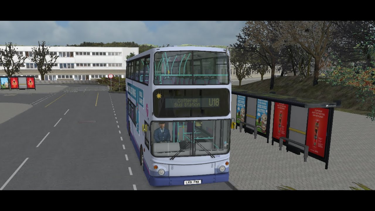 Omsi 2 Full Route Visual ~ Bus Route U18 : University - Bath Bus ...
