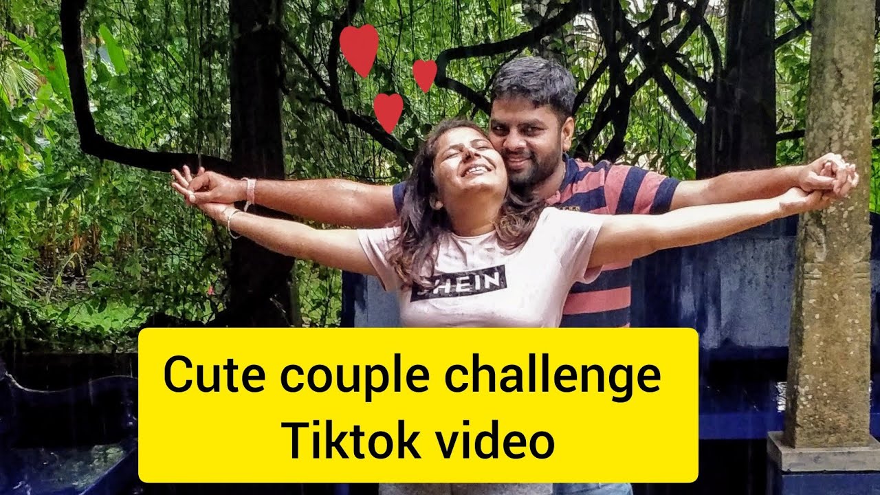 Cute Couple Challenge by Indian couple - Funny Tiktok Video - YouTube