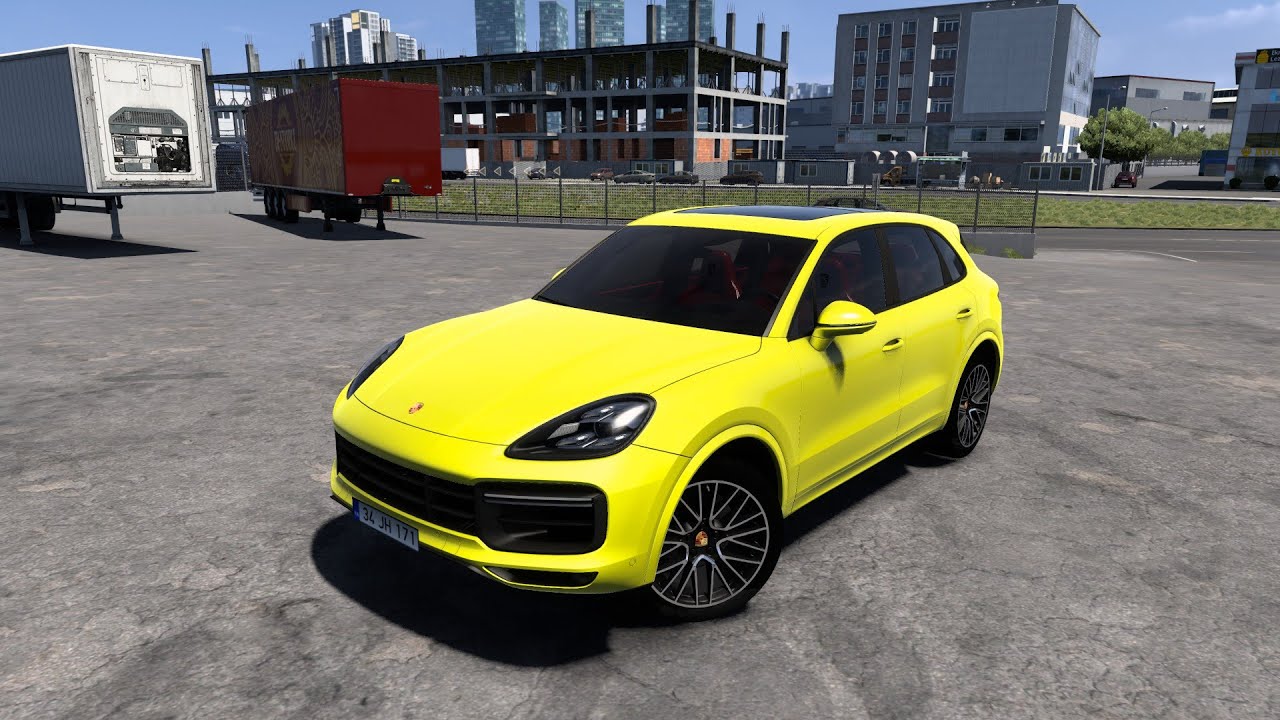 GKVFJX GAMING ETS2 NEW CAR PORSCHE CAYENNE TURBO 2022 E3 BY DN MODDING ...