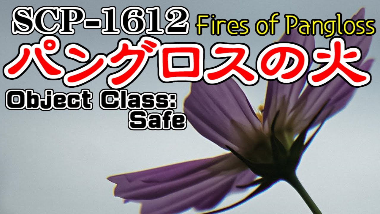 【ゆっくりSCP紹介】SCP-1612『パングロスの火』 - YouTube