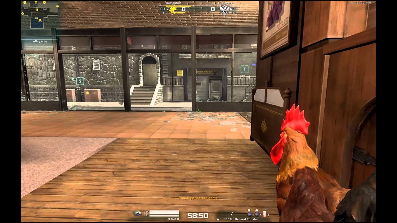 AVA Chicken melee and Signal bar demonstration - YouTube