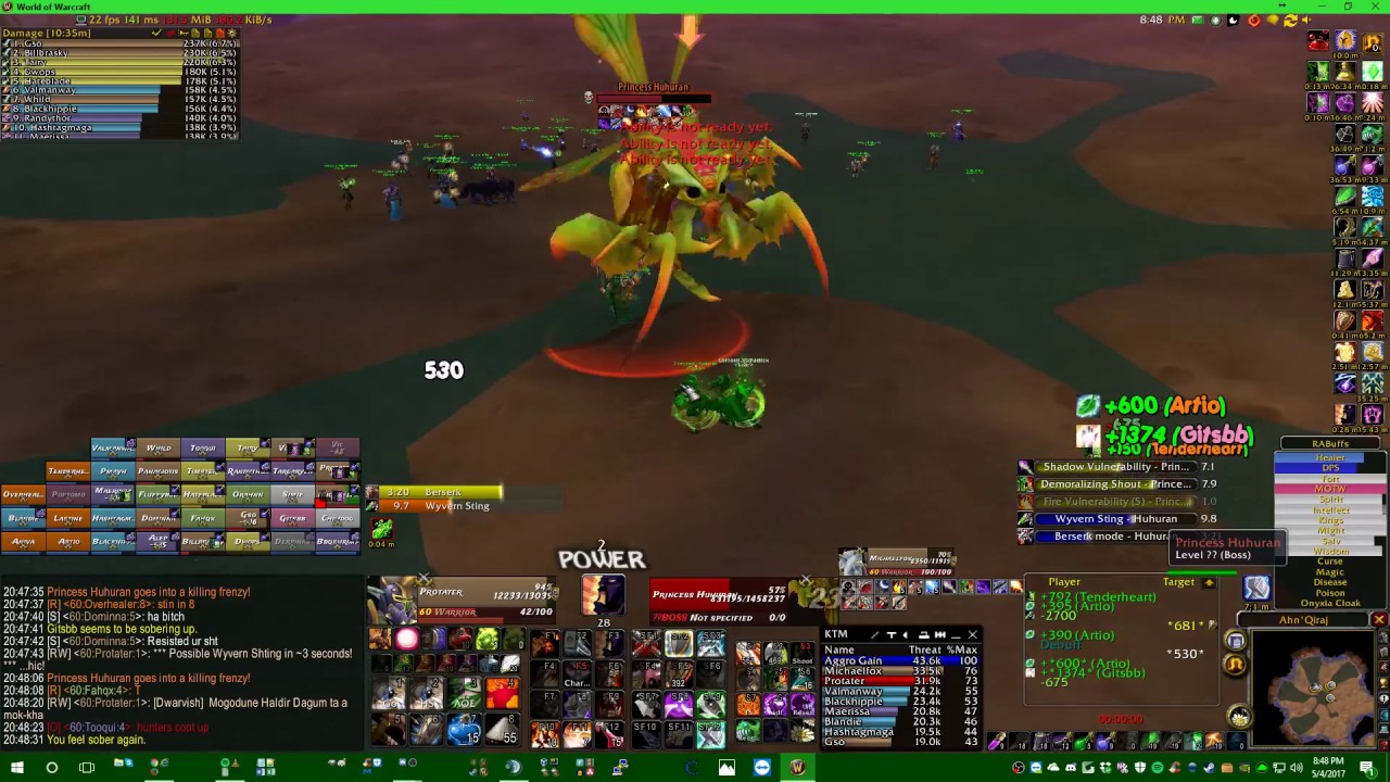 Princess Huhuran AQ40 - Toxic - YouTube