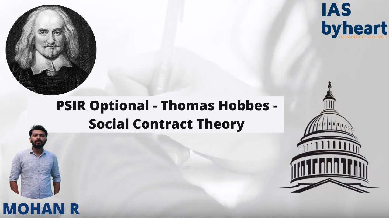 PSIR Optional I Western Political Thought I Thomas Hobbes I Social ...