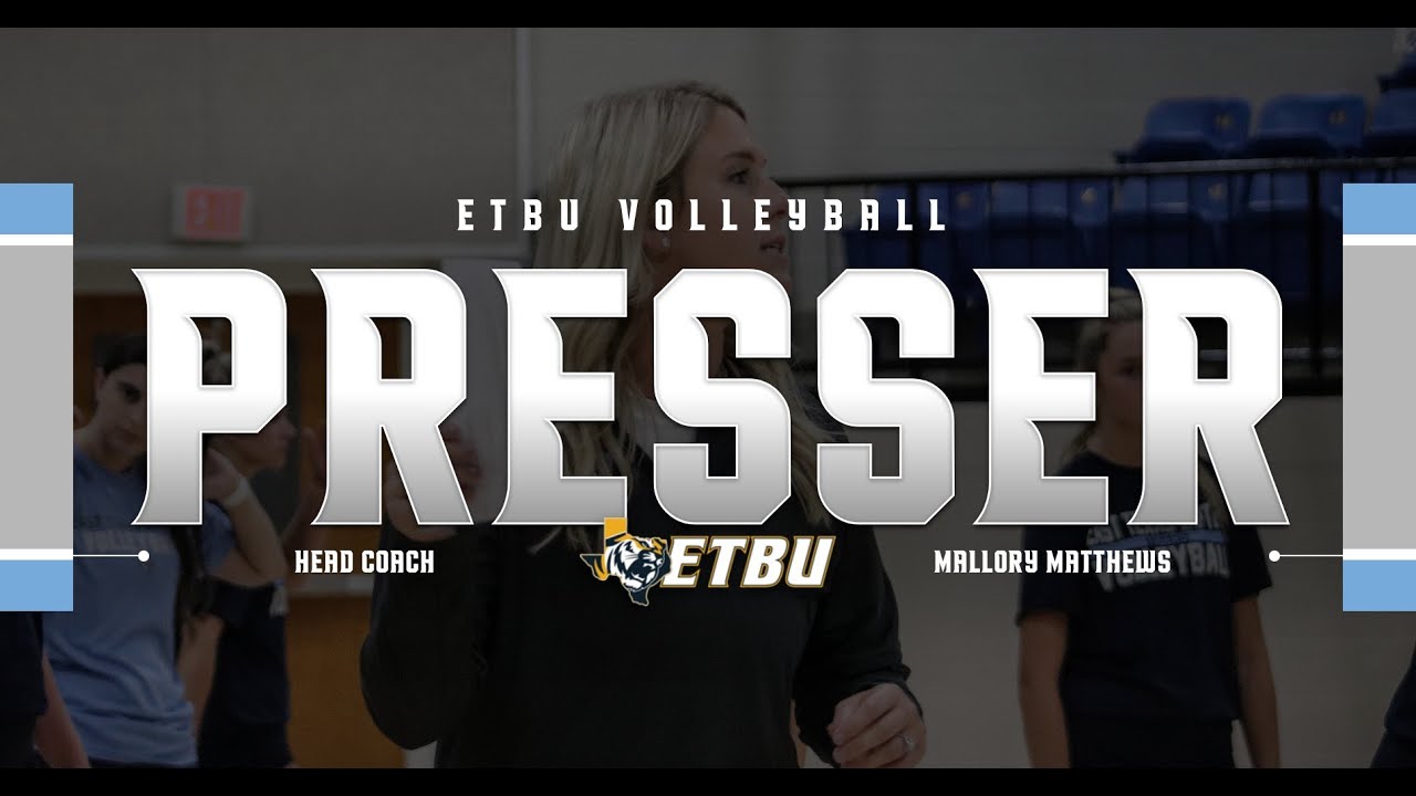 @ETBU_Volleyball | 2022 First Practice | Mallory Matthews - YouTube