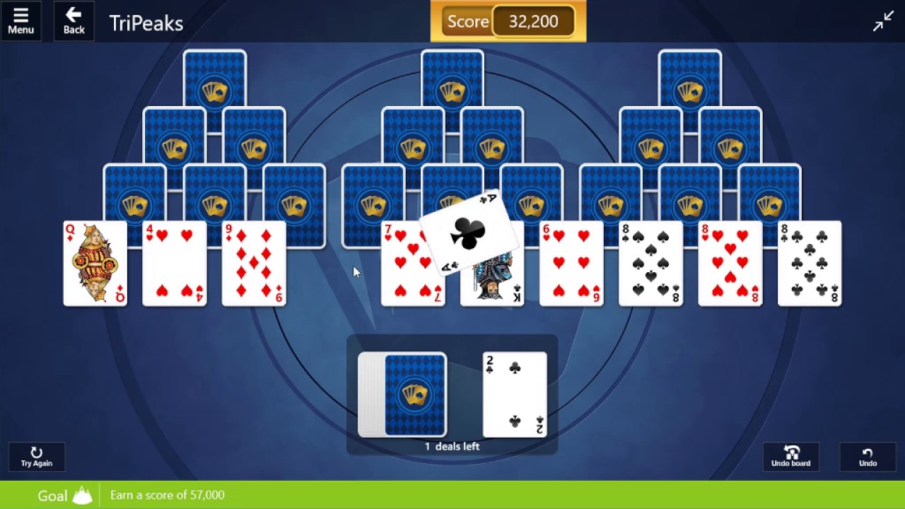 Microsoft Solitaire Collection - TriPeaks [Expert] | May 3rd 2017: Earn ...