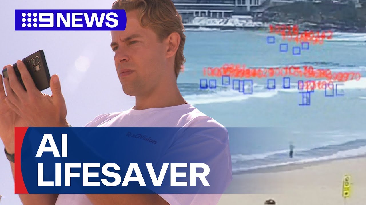 World-first AI lifesaver to help patrol Aussie beaches | 9 News ...