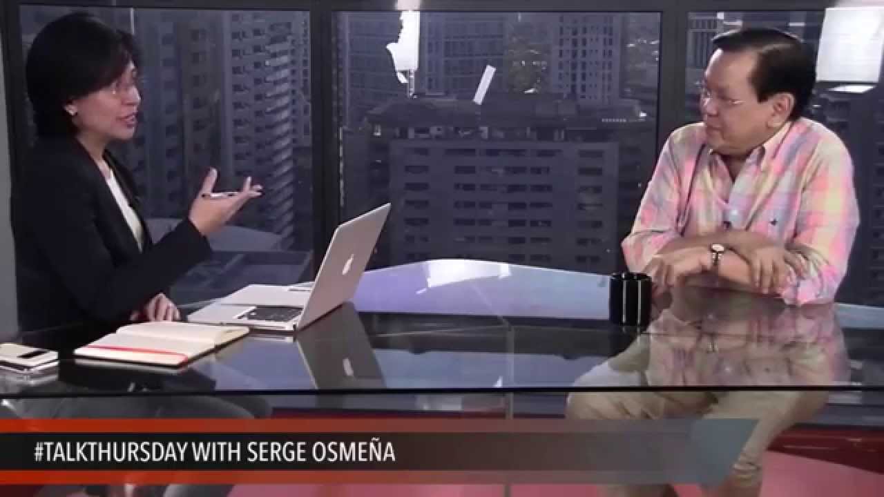 #TalkThursday with Serge Osmeña - YouTube