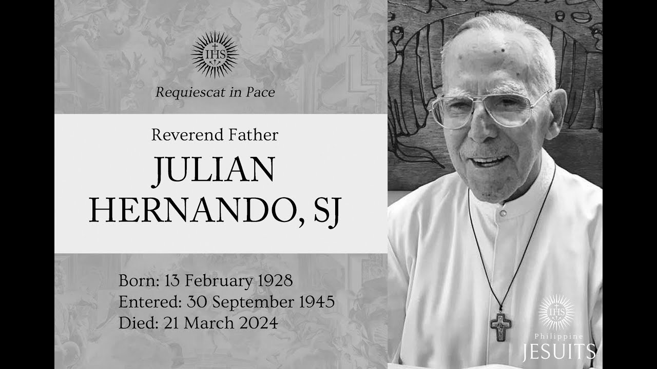 March 23, 2024 | Wake Mass | Fr. Julian Hernando, SJ - YouTube