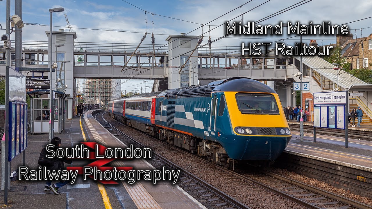 (HD) 125 Group Midland Mainline HST on the Midland Venturer Railtour 28 ...