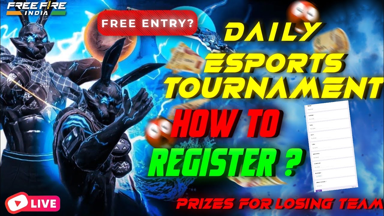 Free Fire Tournaments Ka Registration Kaise Kare?How To REGISTRATION In ...