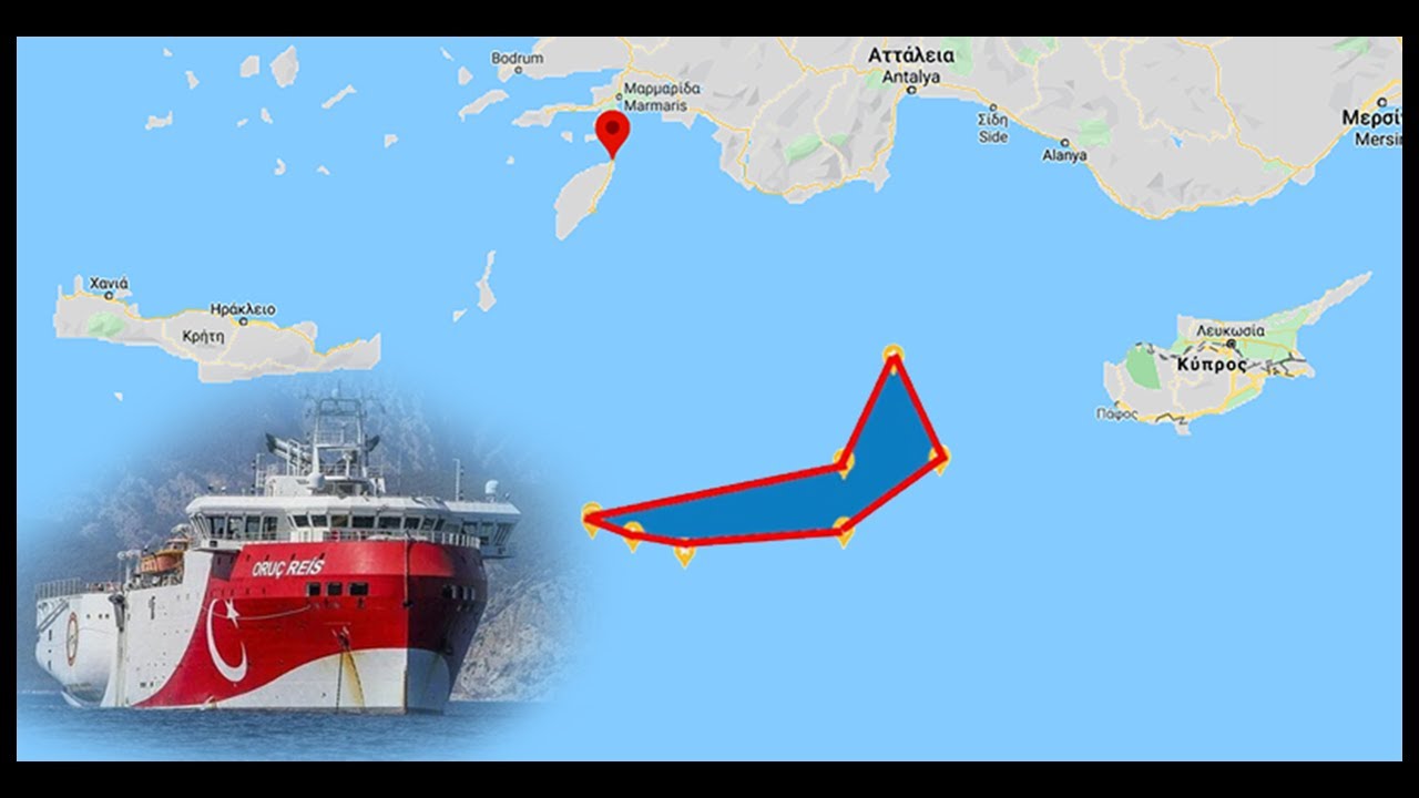 Νέα Τουρκική Navtex για Έρευνες του Oruc Reis Νοτίως του Καστελόριζου ...