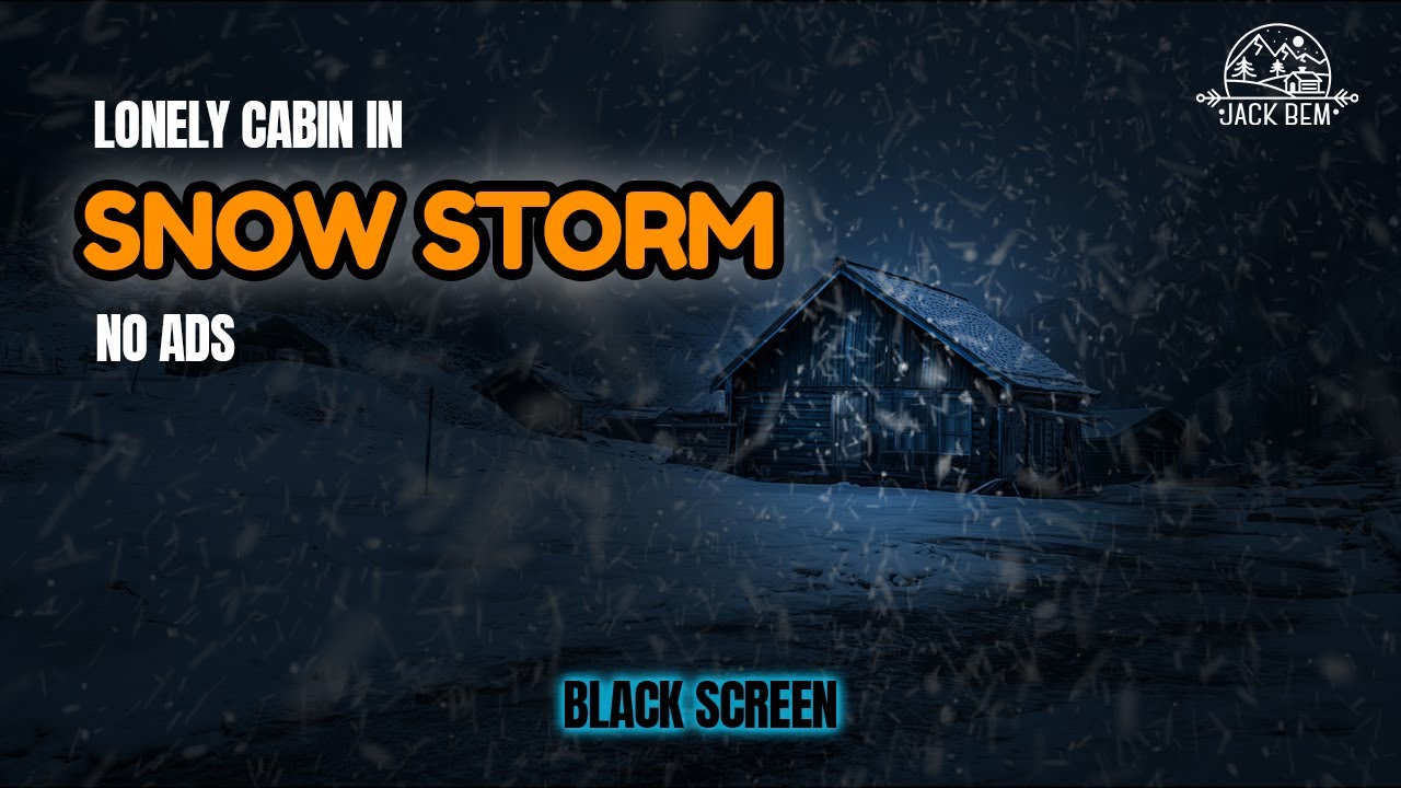 Blizzard Sounds For Sleeping | Snow Storm Sounds | Wind Sounds for ...