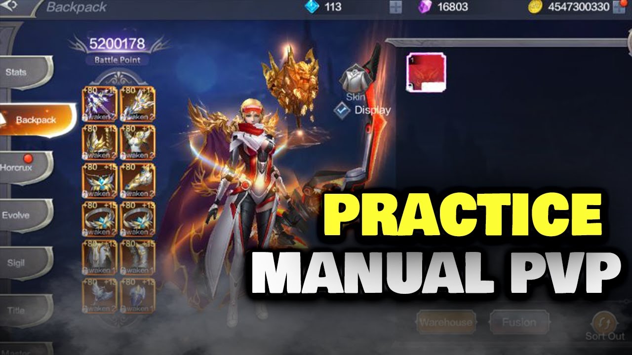 Practice Manual PVP (Archer in Ladder) - MU Origin 2 - YouTube