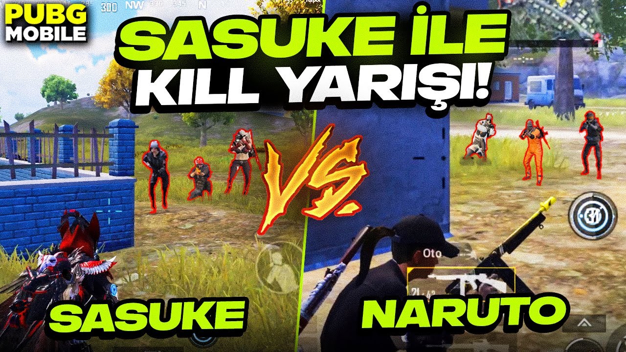 SASUKE İLE KİLL YARIŞI!!! / PUBG MOBİLE - YouTube