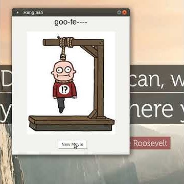 Hangman GUI Game using Python 3 - YouTube