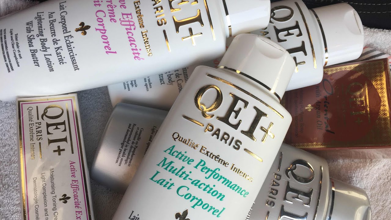 LA GAMME QEI+Non aux produits eclaircissants - YouTube