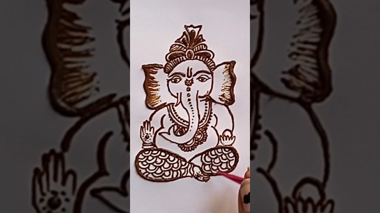 Gangesh #special #mehndi #design 💐💐 Gangesh🙏 #special #mehndi 🌿#status ...