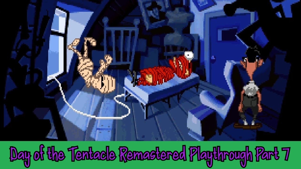 Day of the Tentacle Remastered Playthrough Part 7 - YouTube