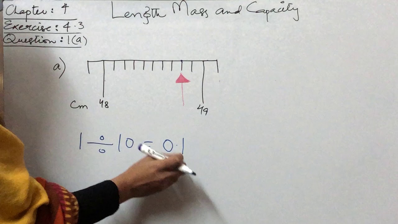 Chapter 4(Length Mass & Capacity) Exercise:4.3-Question No:1a - YouTube