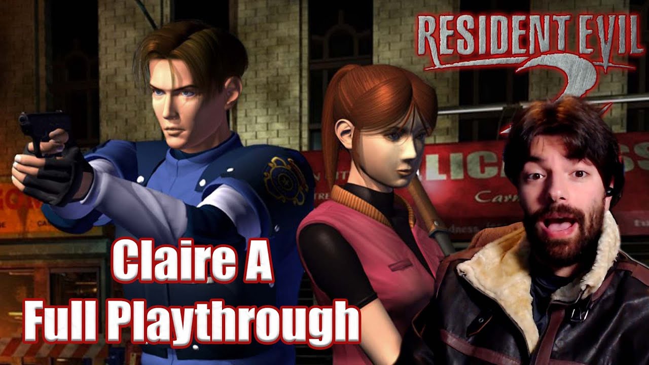 Resident Evil 2 - Claire A Full Playthrough (First Time Playing OG RE2 ...