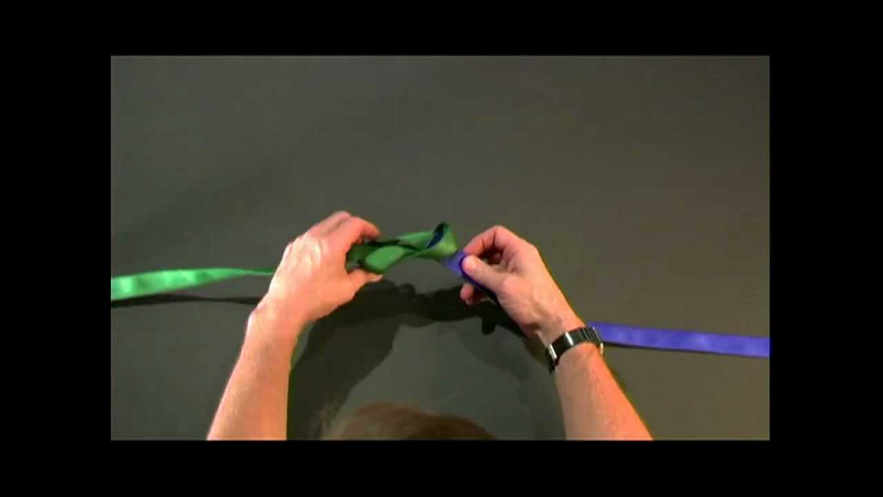 How to tie a figure eight and over hand follow through - YouTube