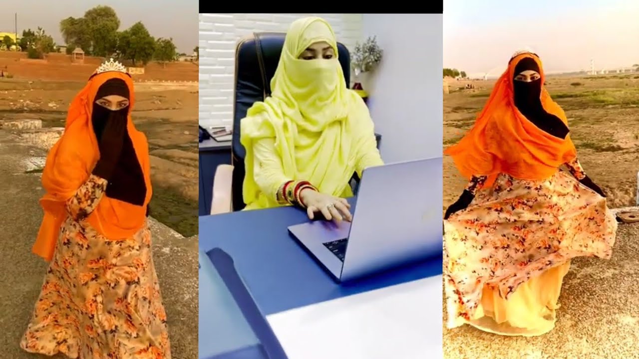 beautiful style of new nakab how to look stylish and attractive ️ - YouTube