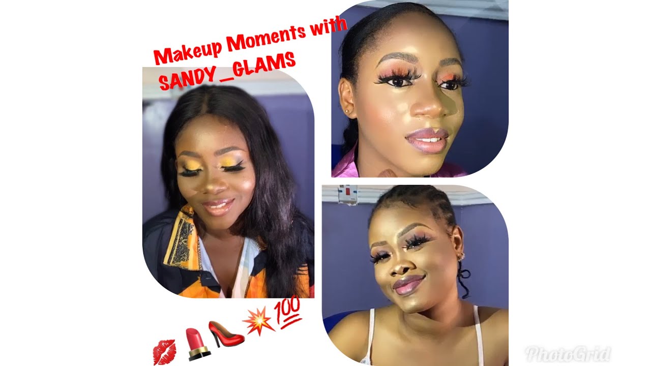 SIMPLE GLAM MAKEUP MOMENTS WITH | SANDY_GLAMS - YouTube