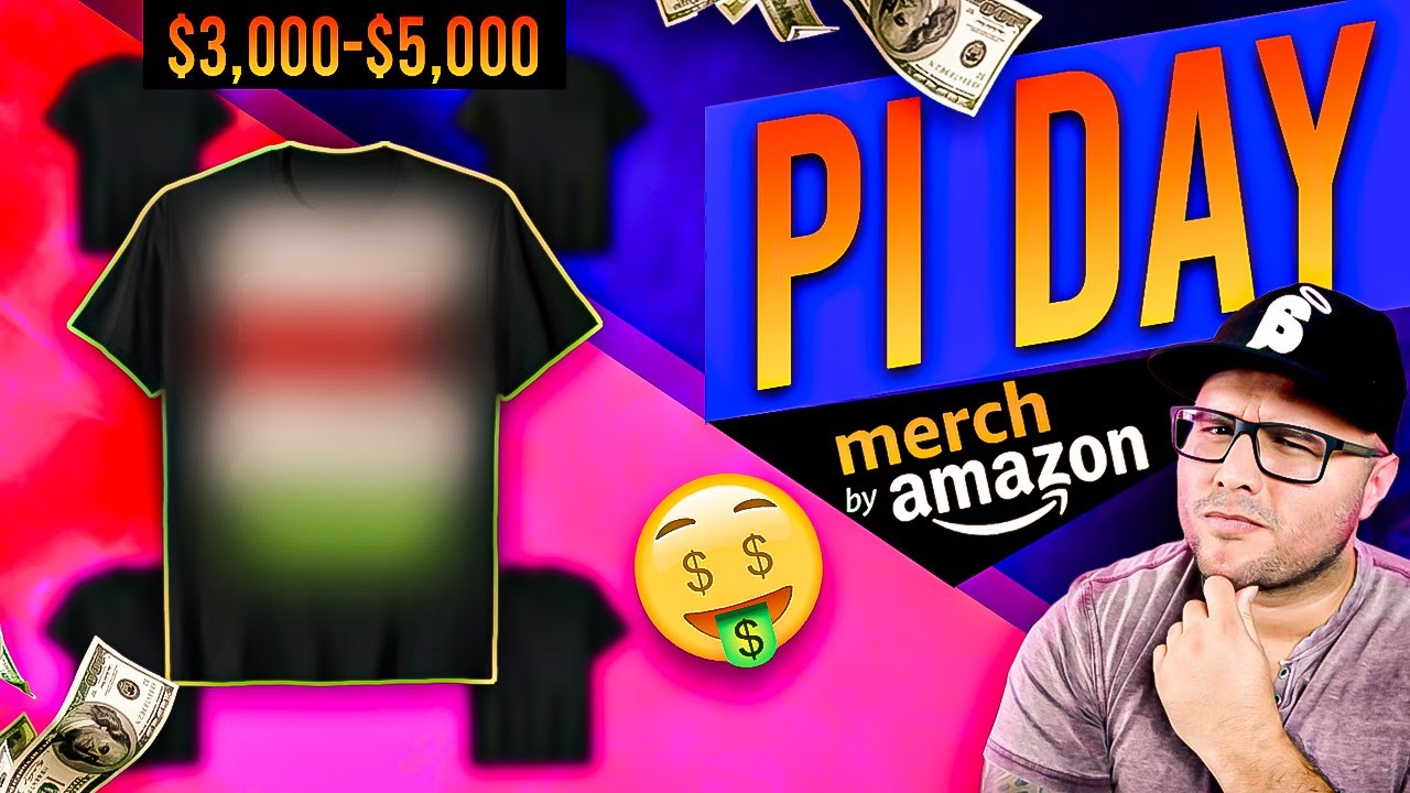 Earn More Money on PI Day T Shirt Design | Merch by Amazon Print on ...