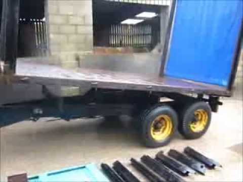 Weeks Twin Ram Tipping Trailer - YouTube