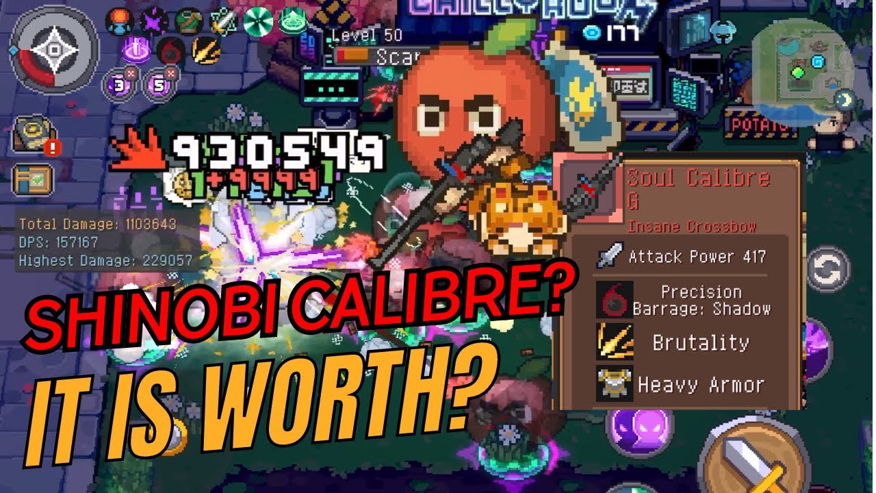 Shinobi Soul Calibre Build? Soul Knight Prequel - YouTube