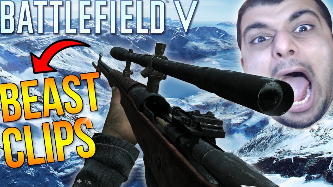BF5: BEAST SNIPER STREAKS (Insane Recon Sprees Battlefield V) - YouTube